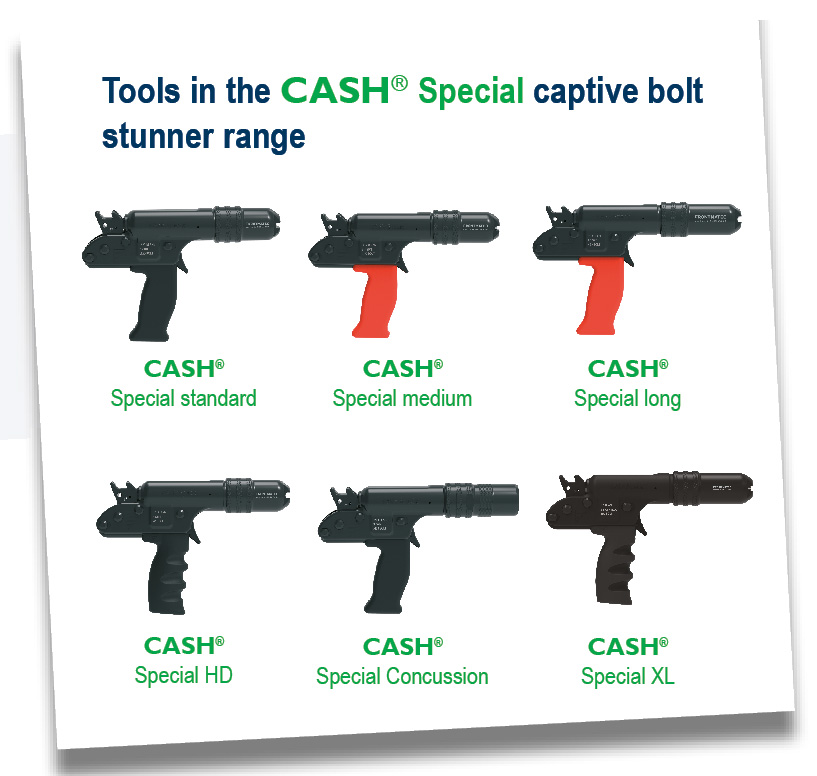 Captive Bolt Gun - Cash Special .25 XL • AES Food Equipment